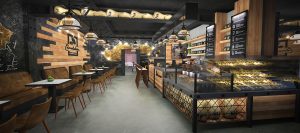 OC Central čokolatéria a kaviareň - ARTLANDIA ARCHITEKTI